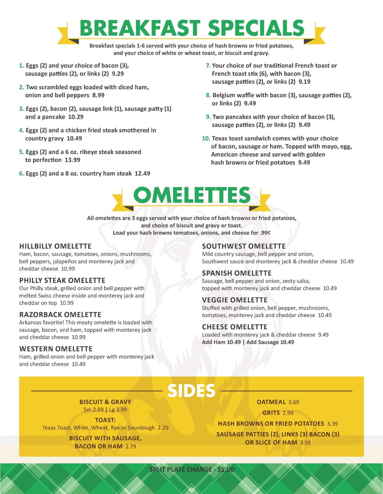 Menu - Airedale Diner