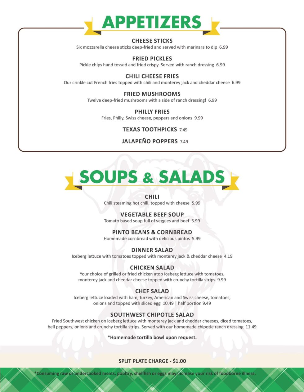 Menu - Airedale Diner